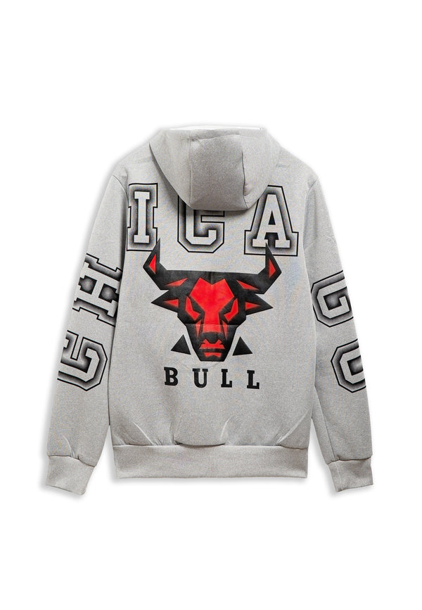 CHAQUETA GRIS BULL POLY TRACKJACKET