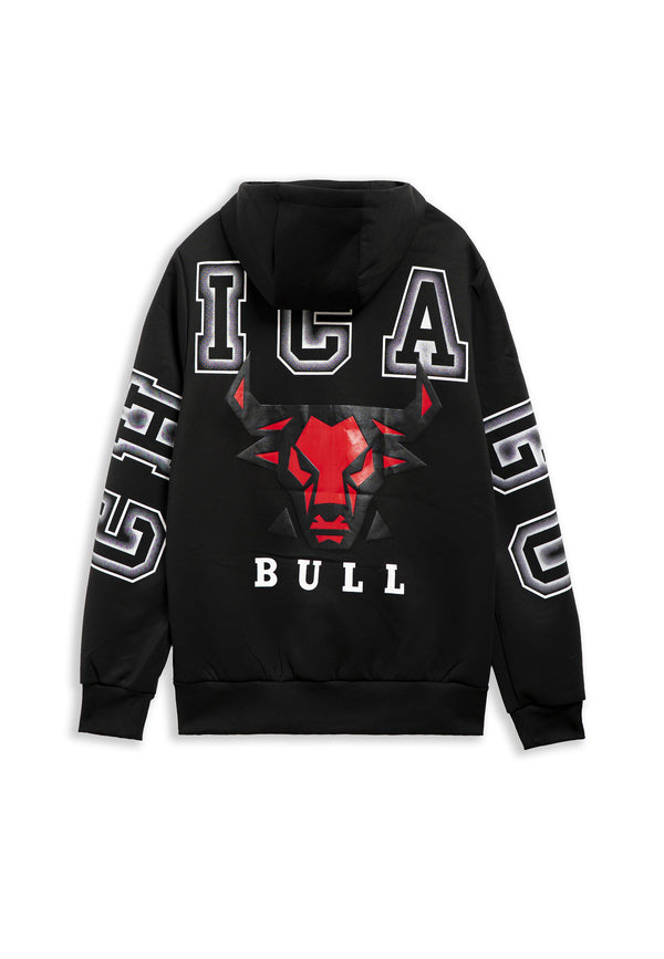 CHAQUETA NEGRA BULL POLY TRACKJACKET