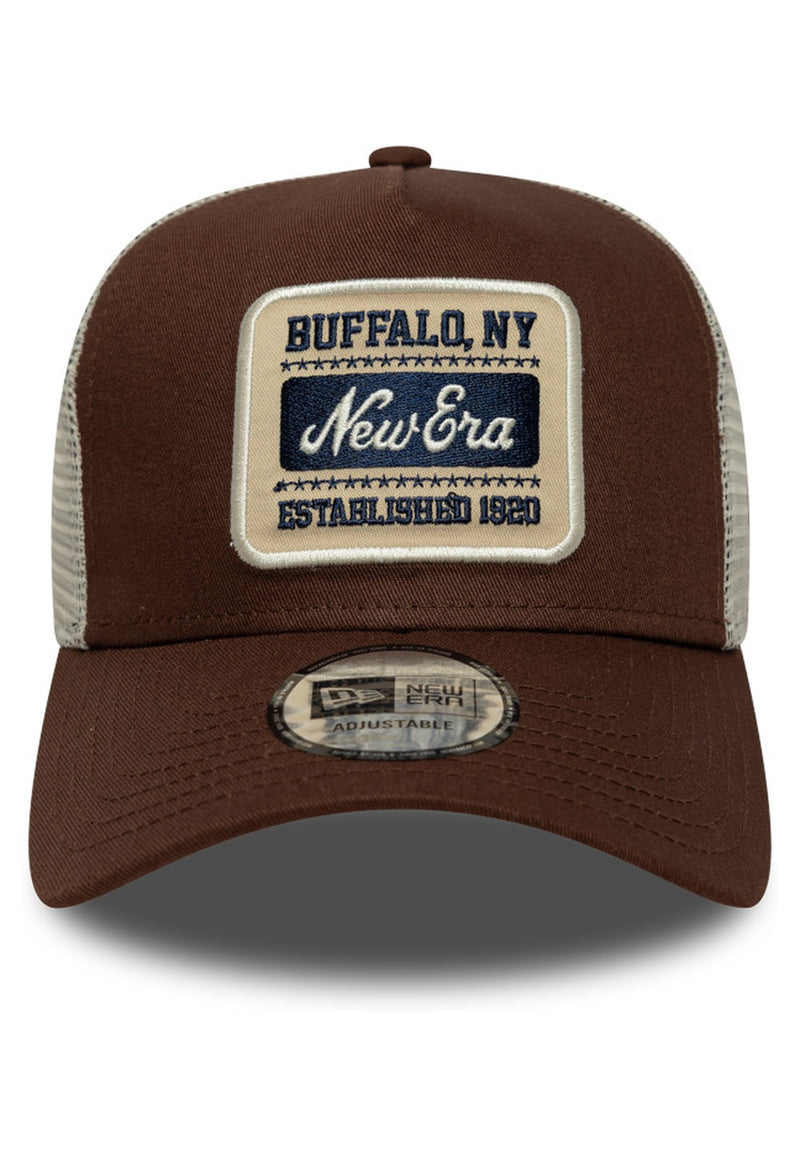 GORRA NEW ERA MARRON NE PATCH TRUCKER NEWERA