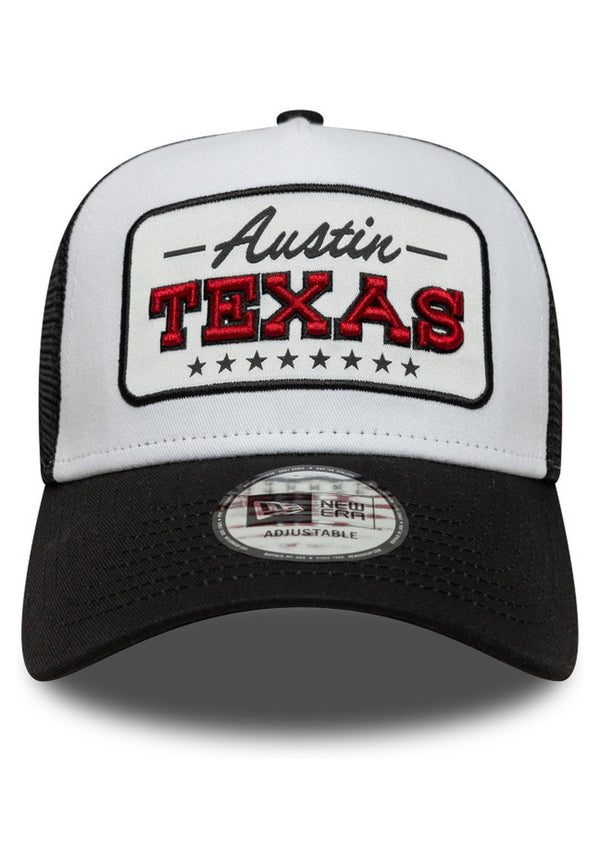 GORRA NEW ERA NEGRA TEXAS LOCATION PATCH TRUCKER NEWERA