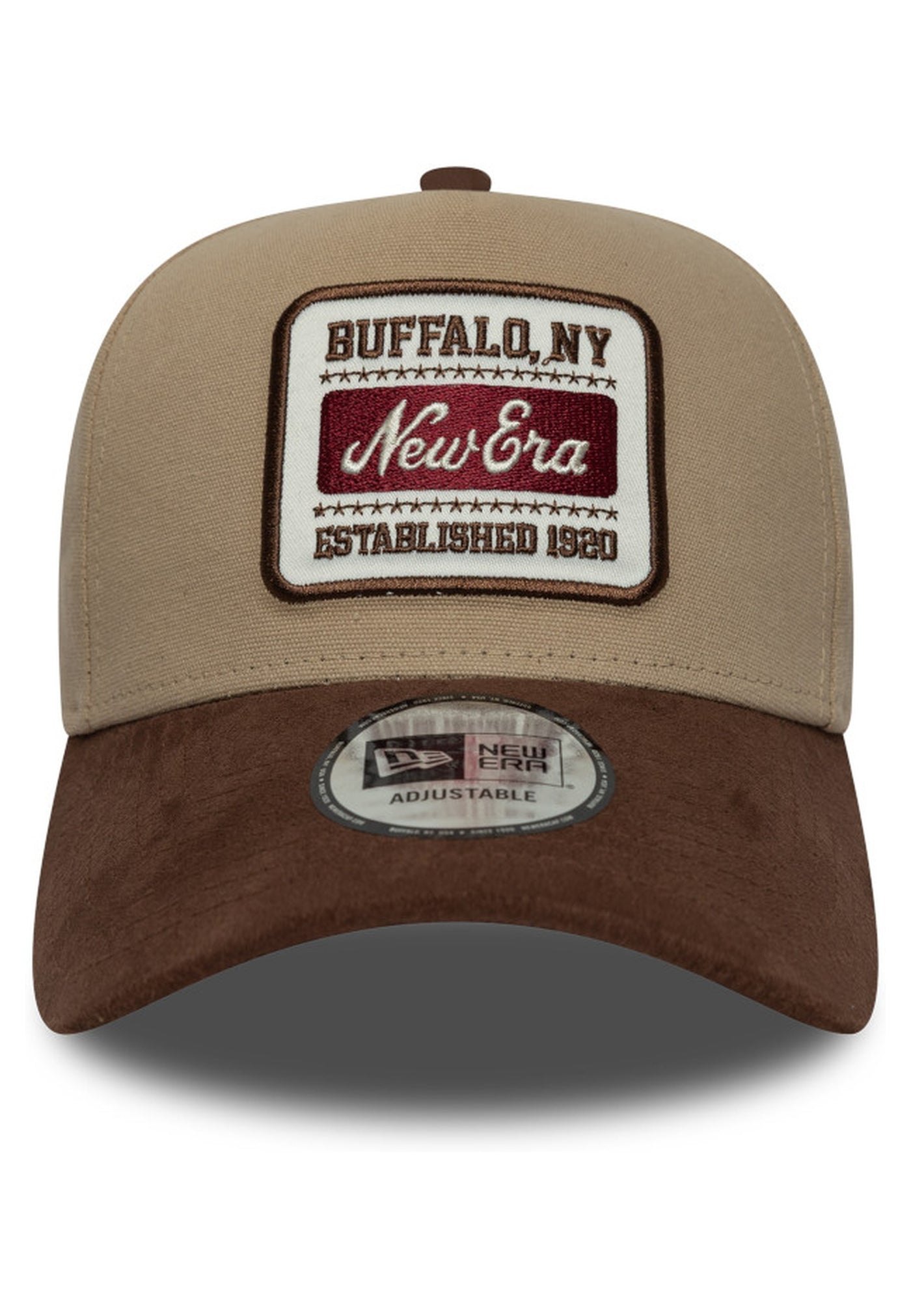 GORRA NEW ERA TOSTADA NE PATCH SUEDE EFRAME NEWERA