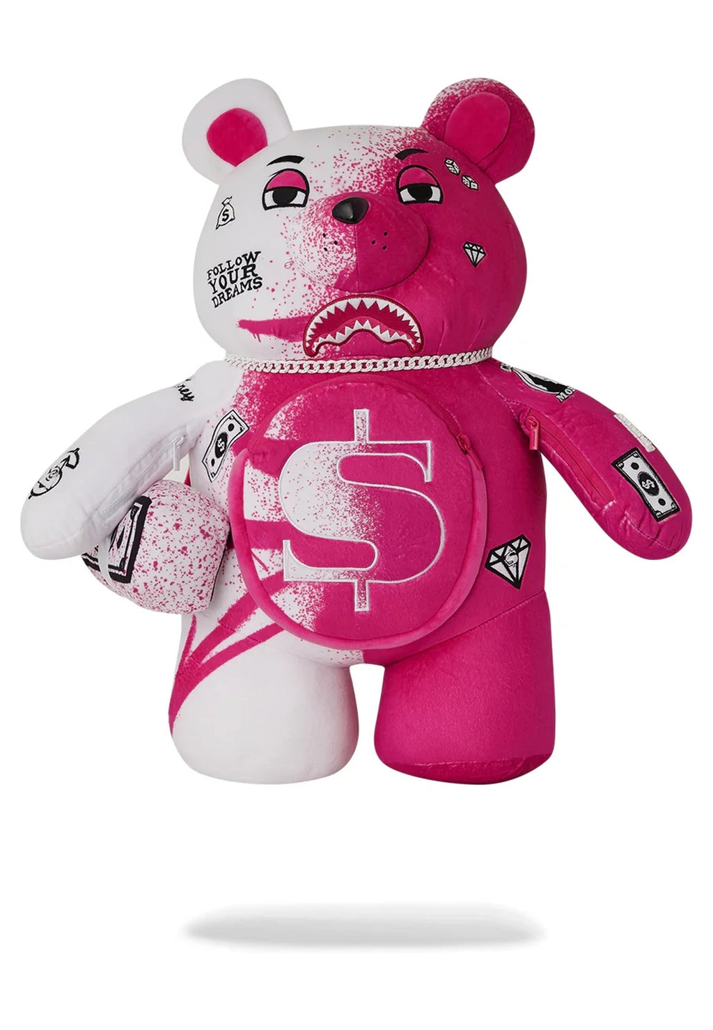 MOCHILA SPRAYGROUND OSO PINK VANDAL TEDDY BEAR